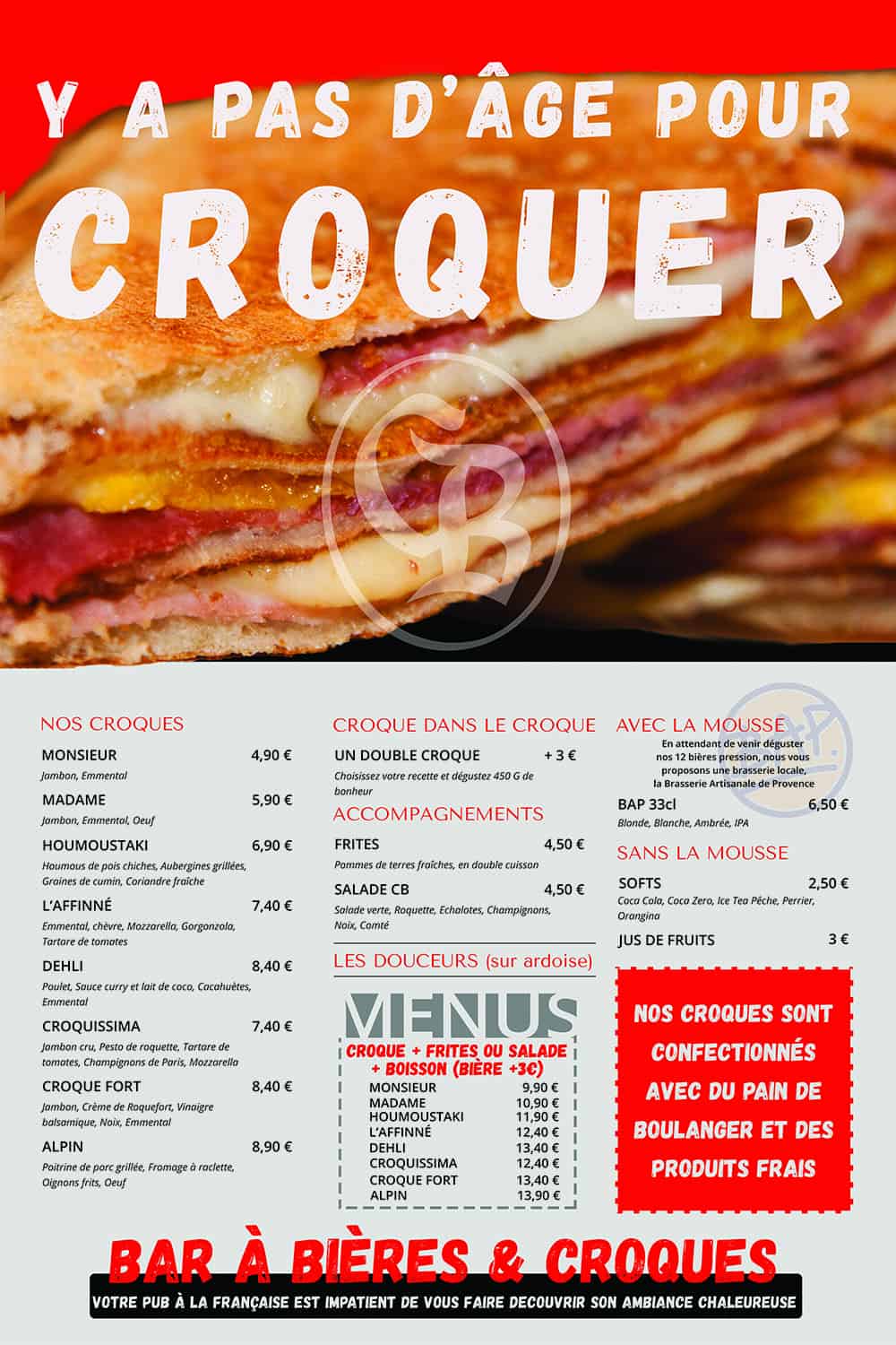 Bar à Bières & Croques à Nice